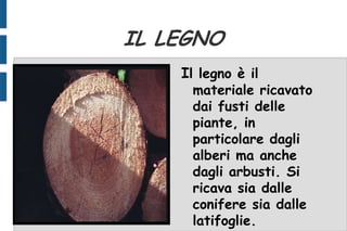 Il legno | PPSX