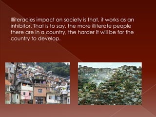 illiteracy and its causes and solution in pakistan | PPTX