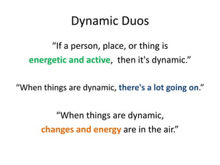 Dynamic Duos, Innovative Teams | PPTX