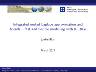 Janine Illian R-INLA | PPT