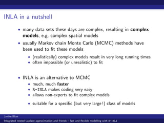 Janine Illian R-INLA | PPT
