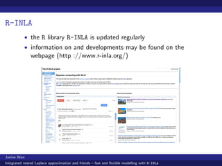 Janine Illian R-INLA | PPT