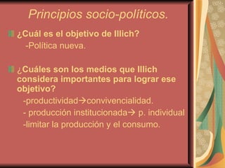 La desescolarizacion_Illich | PPT