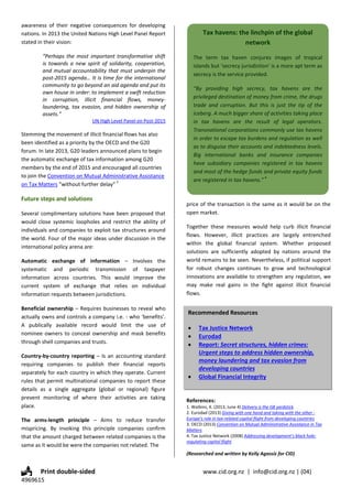 Illicit financial flows and their impact in developing nations | PDF