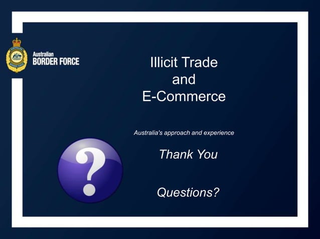 Illicit trade and e commerce | PPTX | Logistics | Business