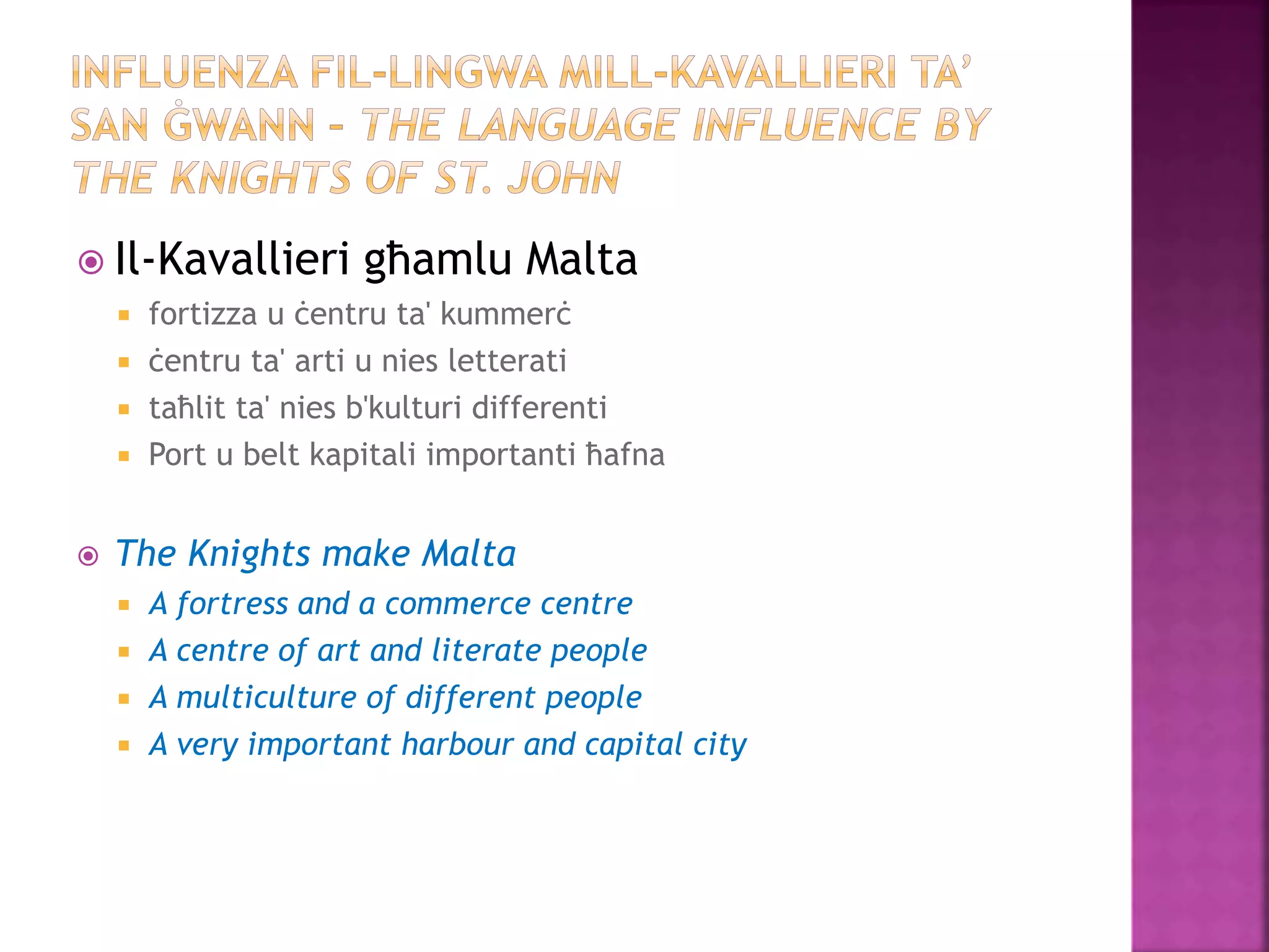 Il lingwa maltija eng version | PPTX