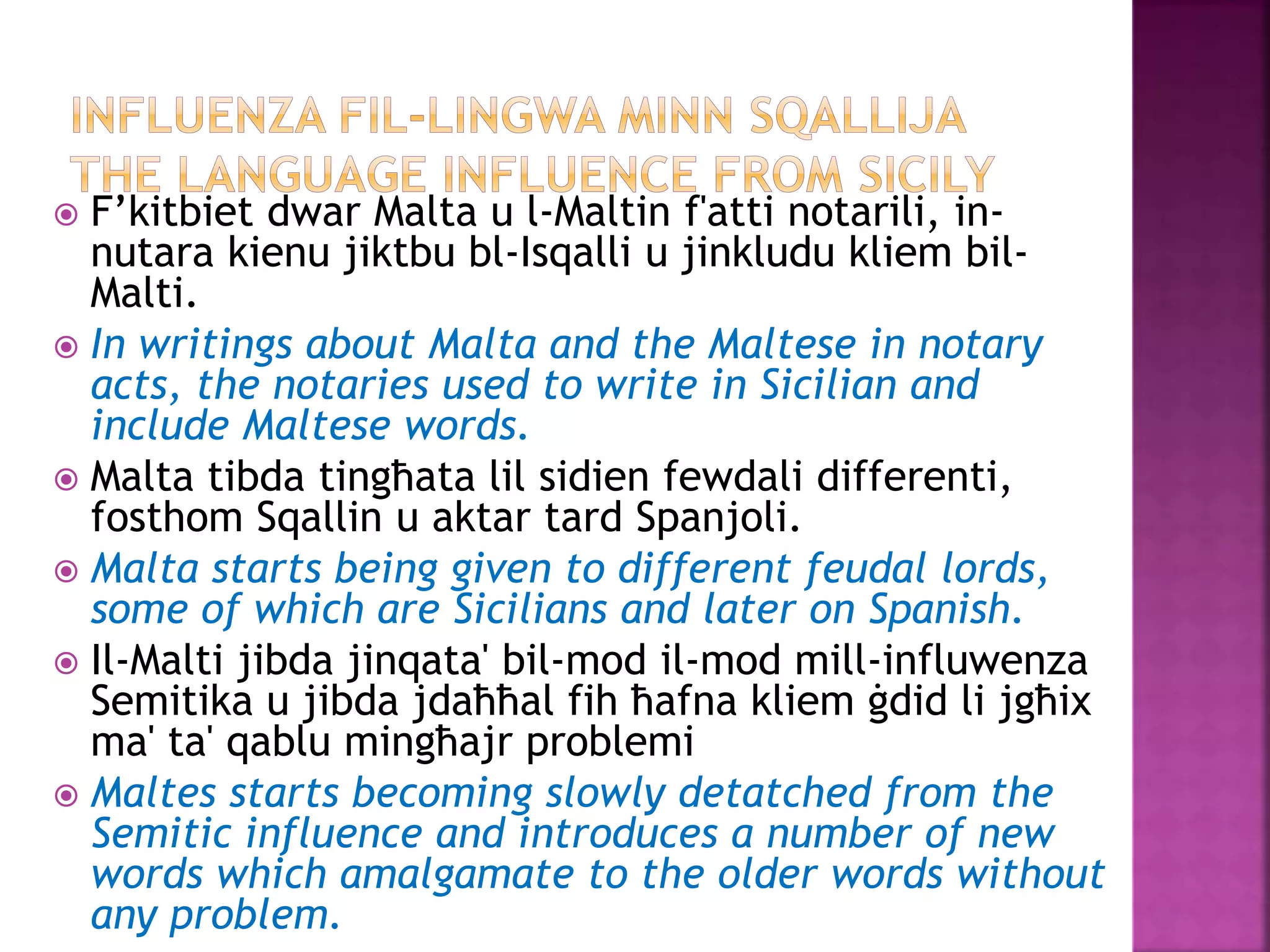 Il lingwa maltija eng version | PPTX