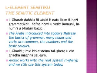 Il lingwa maltija eng version | PPTX