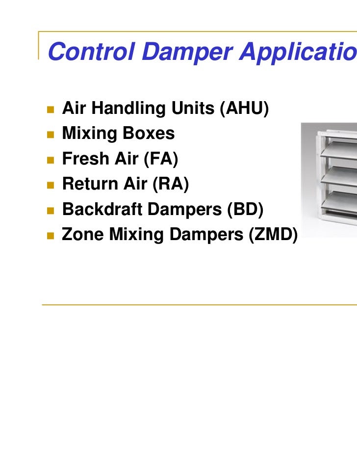 Control Dampers