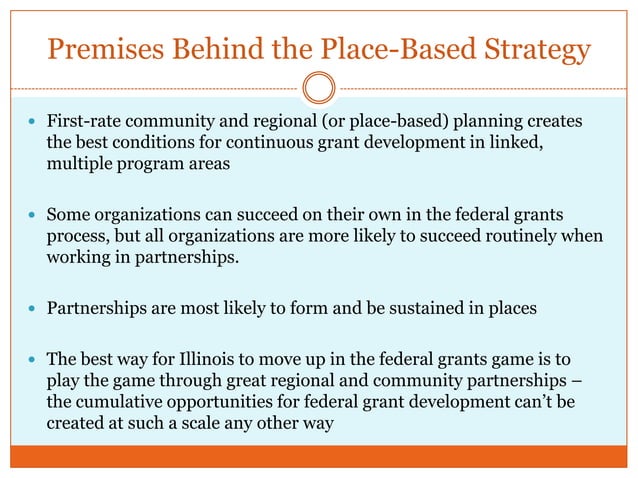 Illinois ResourceNet: The Place-based Model Approach | PPTX