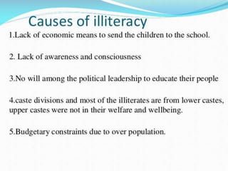 Illiteracy | PPT