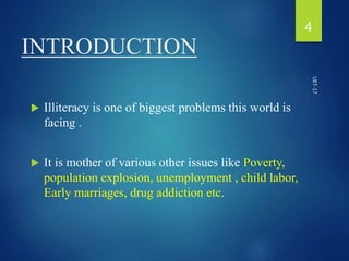 Illiteracy | PPTX