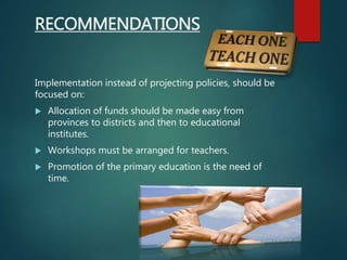 Illiteracy in pakistan | PPTX