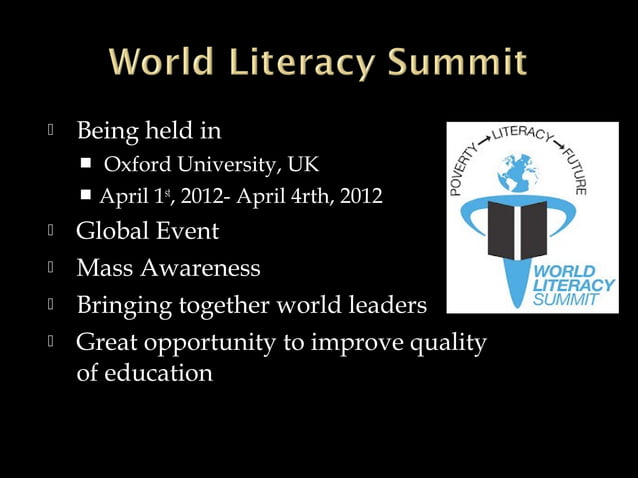 Illiteracy ppt 1 | PPT