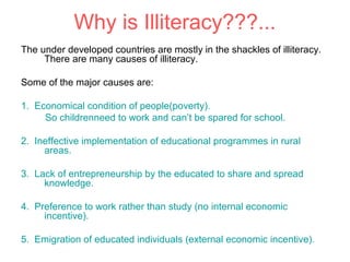 Illitracy | PPT