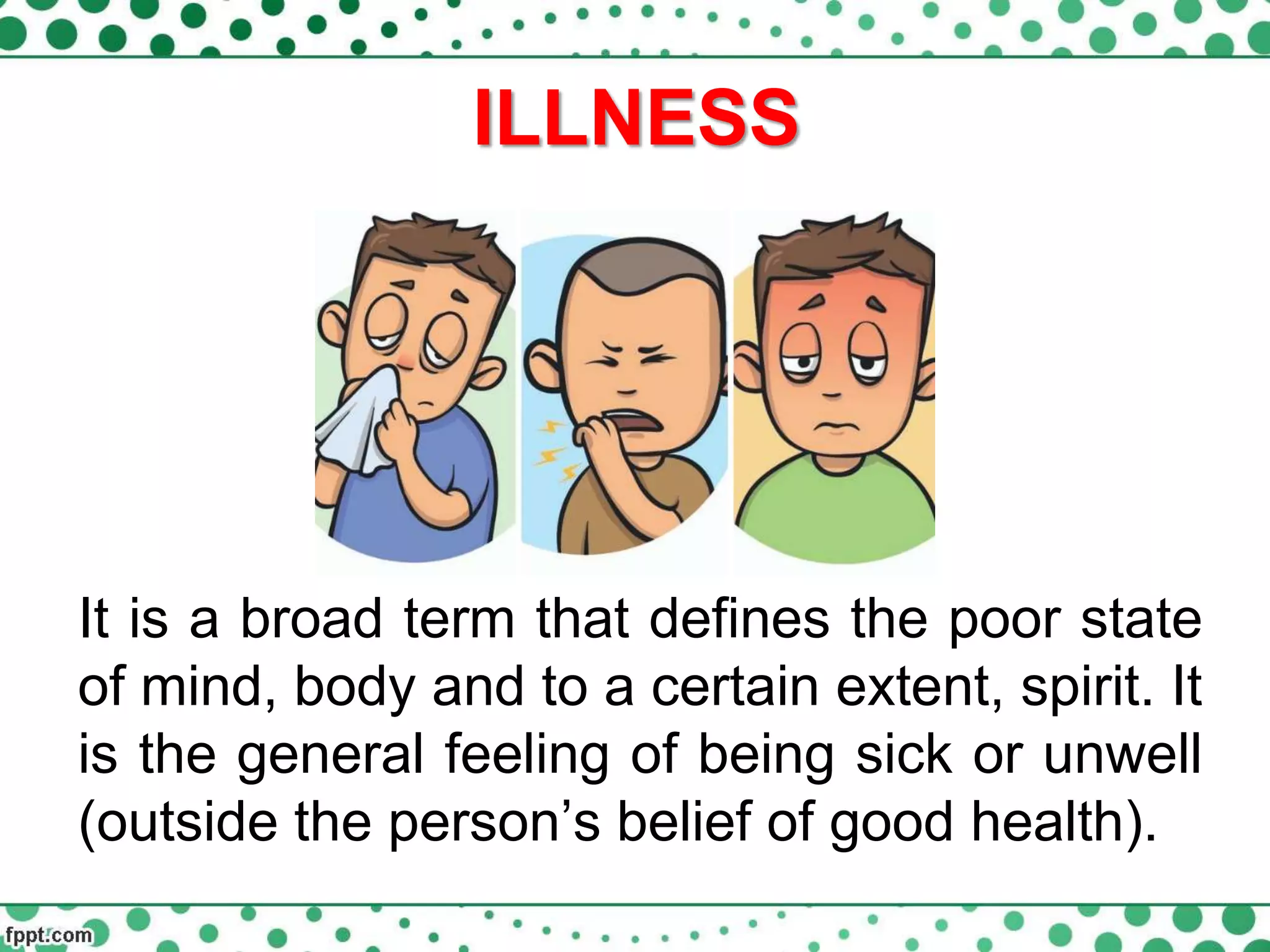 Illness and disease | PPT