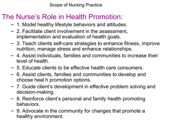 ILLNESS, WELLNESS AND HEALTH , SCOPE OF NURSING | PPT