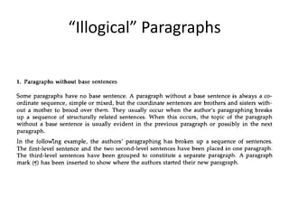 Illogical Paragraphs | PPTX
