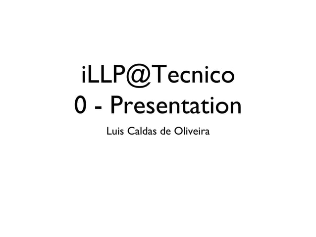 Illp-tecnico-0-presentation | PPT