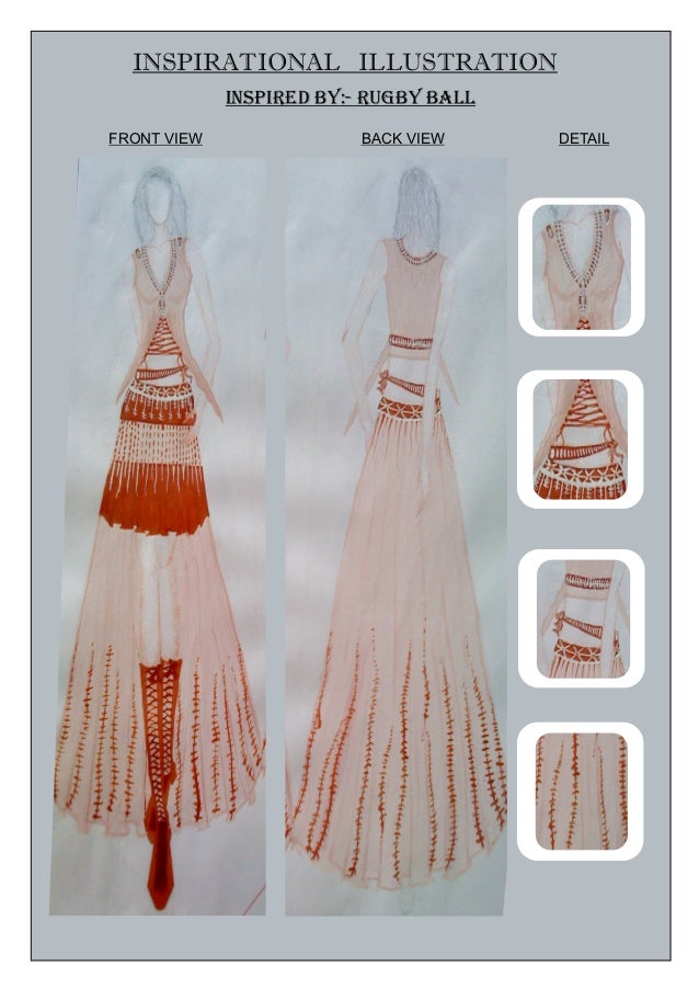 Fashion Design student work (Dezyne E' Cole College)
