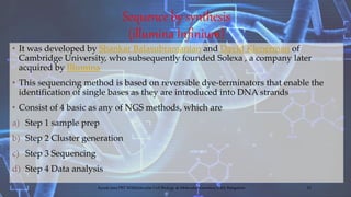 Illumina infinium sequencing | PPTX