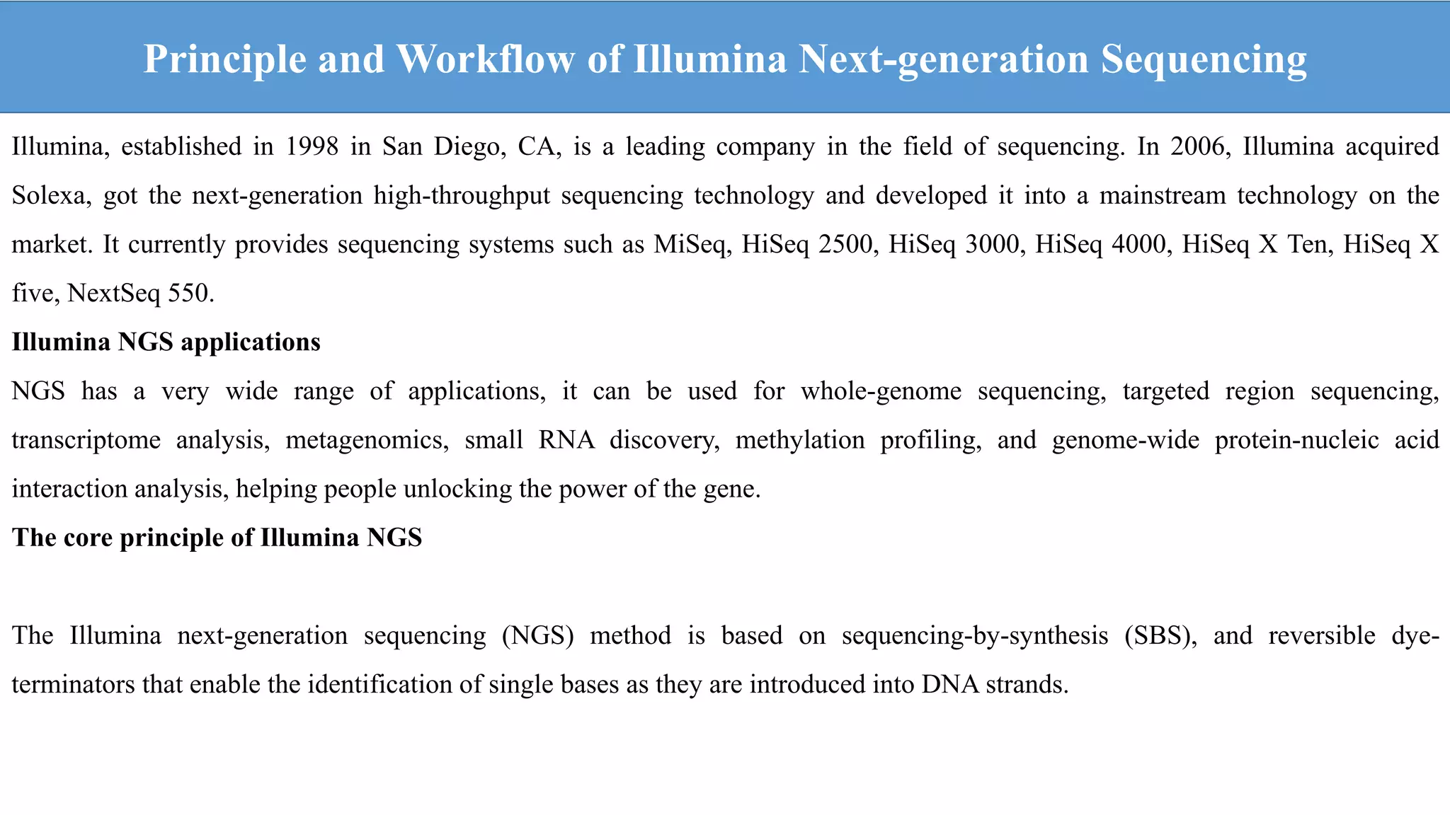 ILLUMINA SEQUENCE.pptx