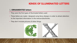 Illuminated letters | PPTX