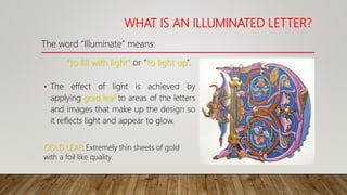 Illuminated letters | PPTX