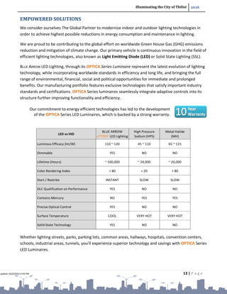 Tbilisi, Georgia – Citywide Street Lighting Upgrade Project Proposal ...