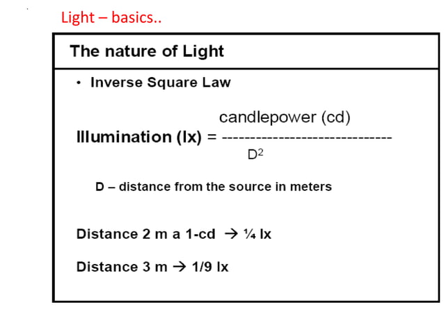 Illumination. | PPTX | Physics | Science