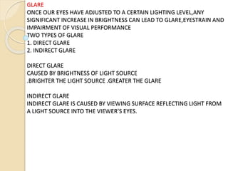 Illumination | PPTX | Eye and Vision Conditions | Diseases and Conditions