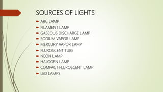 Illumination, Lighting | PPTX