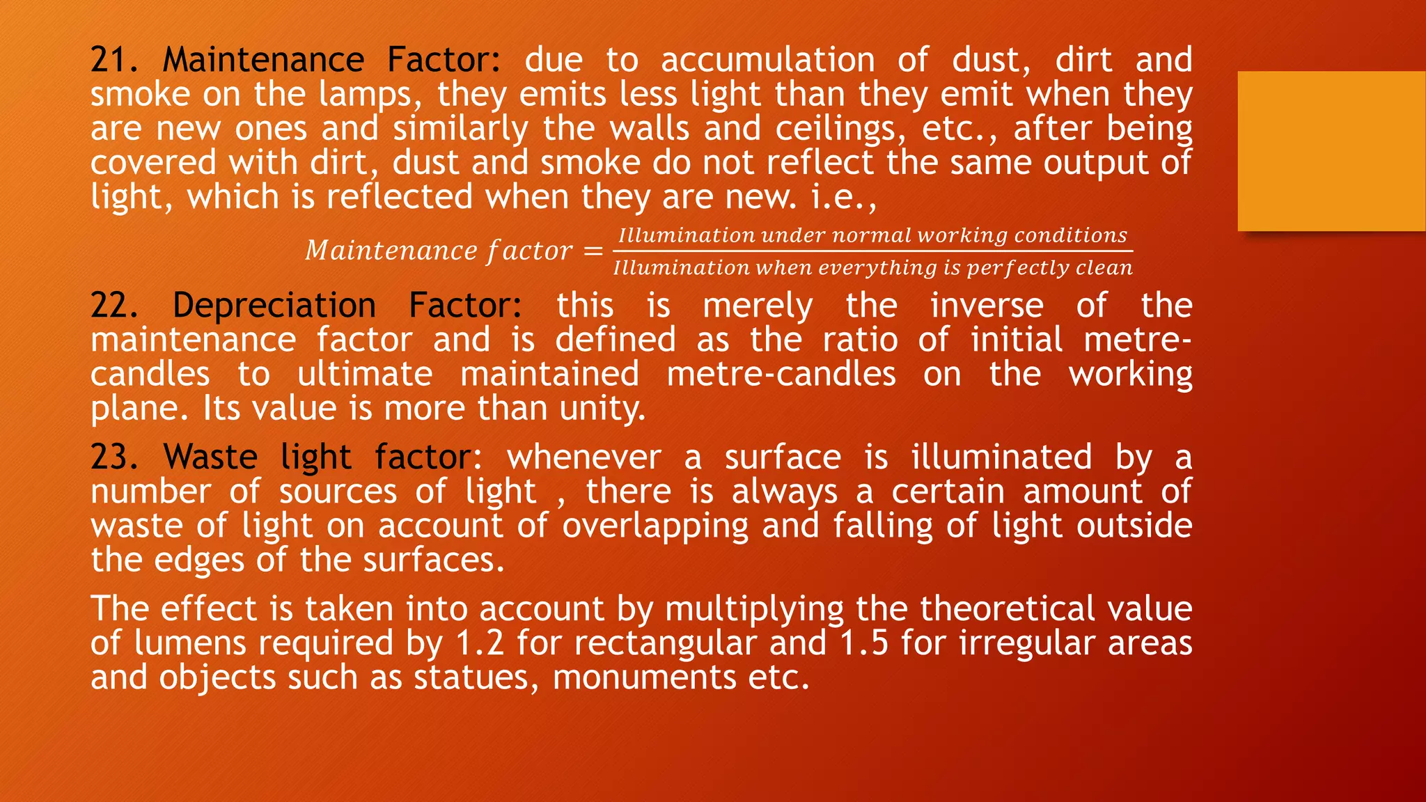 Terms Related To Illumination | PPTX