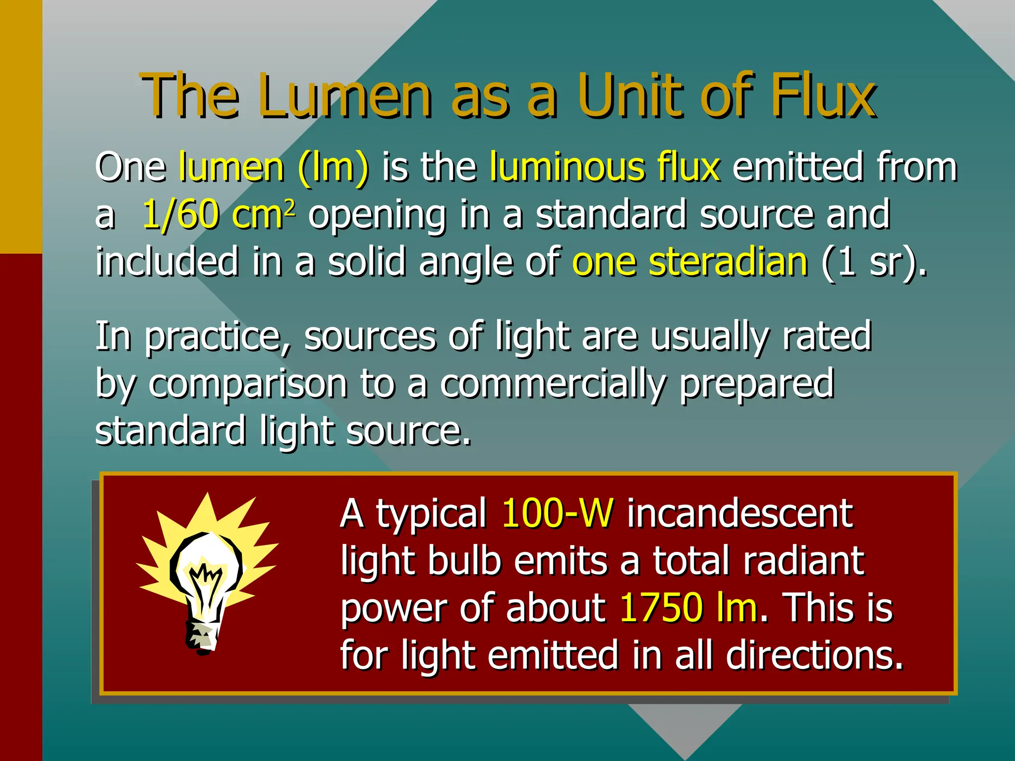 ILLUMINATION BASICS ILLUMINATION CONCEPTS | PPT
