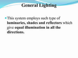 Illumination basic and lightning scheme | PPTX