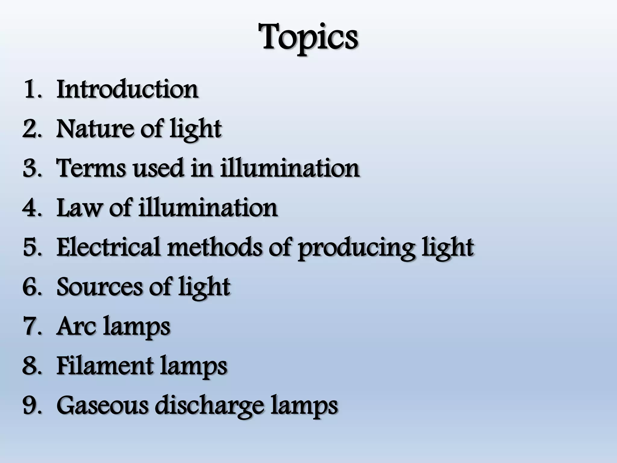 Illumination basic and schemes | PPTX