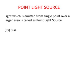 Illumination models | PPTX