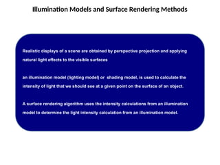 Illumination Models and Surface Rendering Methods.ppt