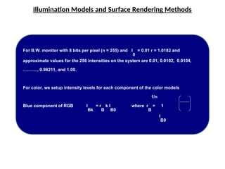 Illumination Models and Surface Rendering Methods.ppt