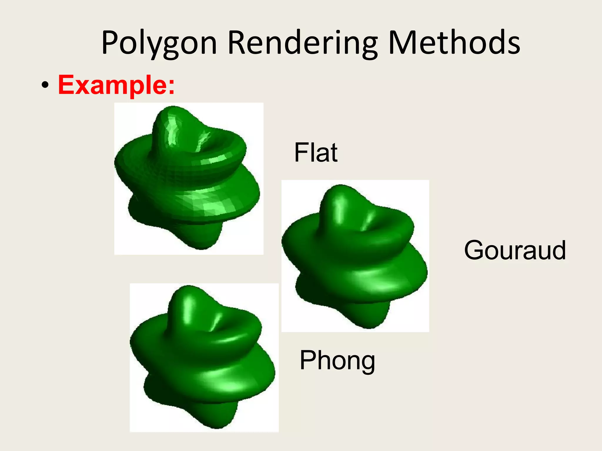 Illumination Models & Shading | PPTX