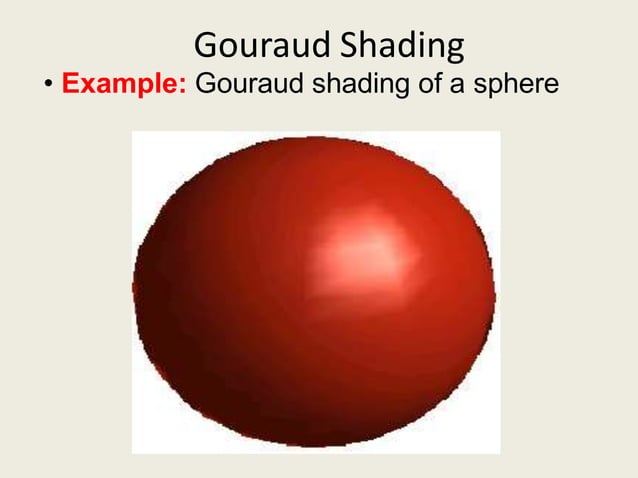 Illumination Models And Shading Pptx 3 D Graphics Computer Software And Applications