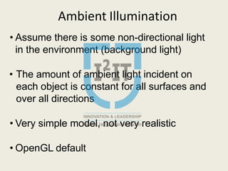 Illumination Models & Shading | PPTX