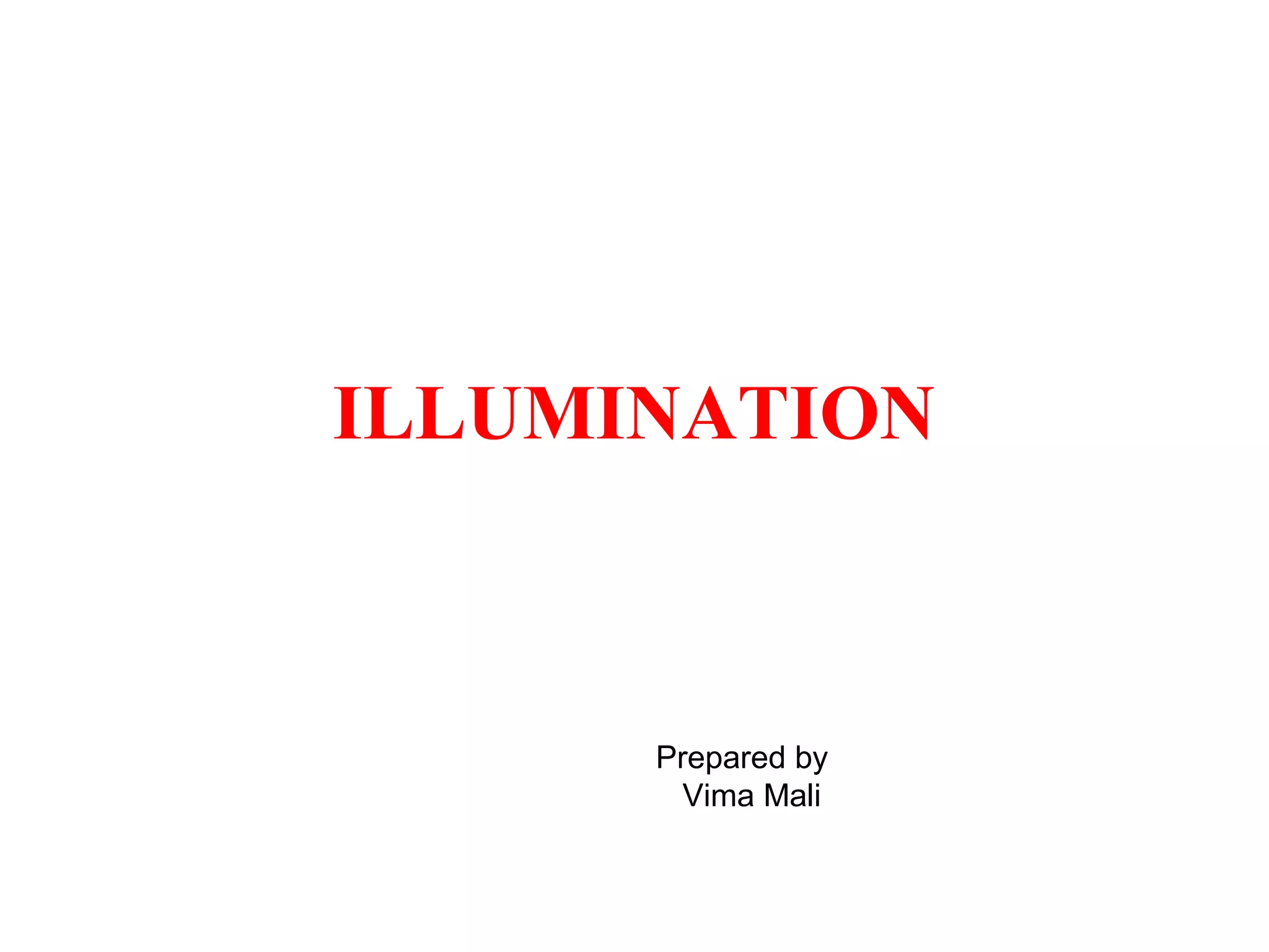 Illumination | PPT