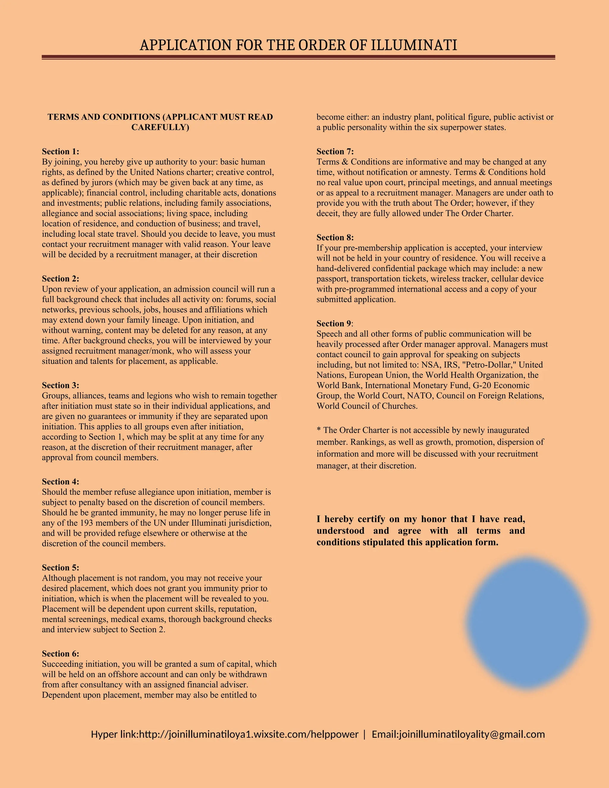 ILLUMINATI MEMBERSHIP FORM 2024 +27635239489 | PDF