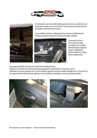 Illuminazione vano porta hd | PDF