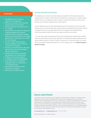 Scaling Salesforce Sales Cloud and CPQ Maturity for Silicon Valley ...