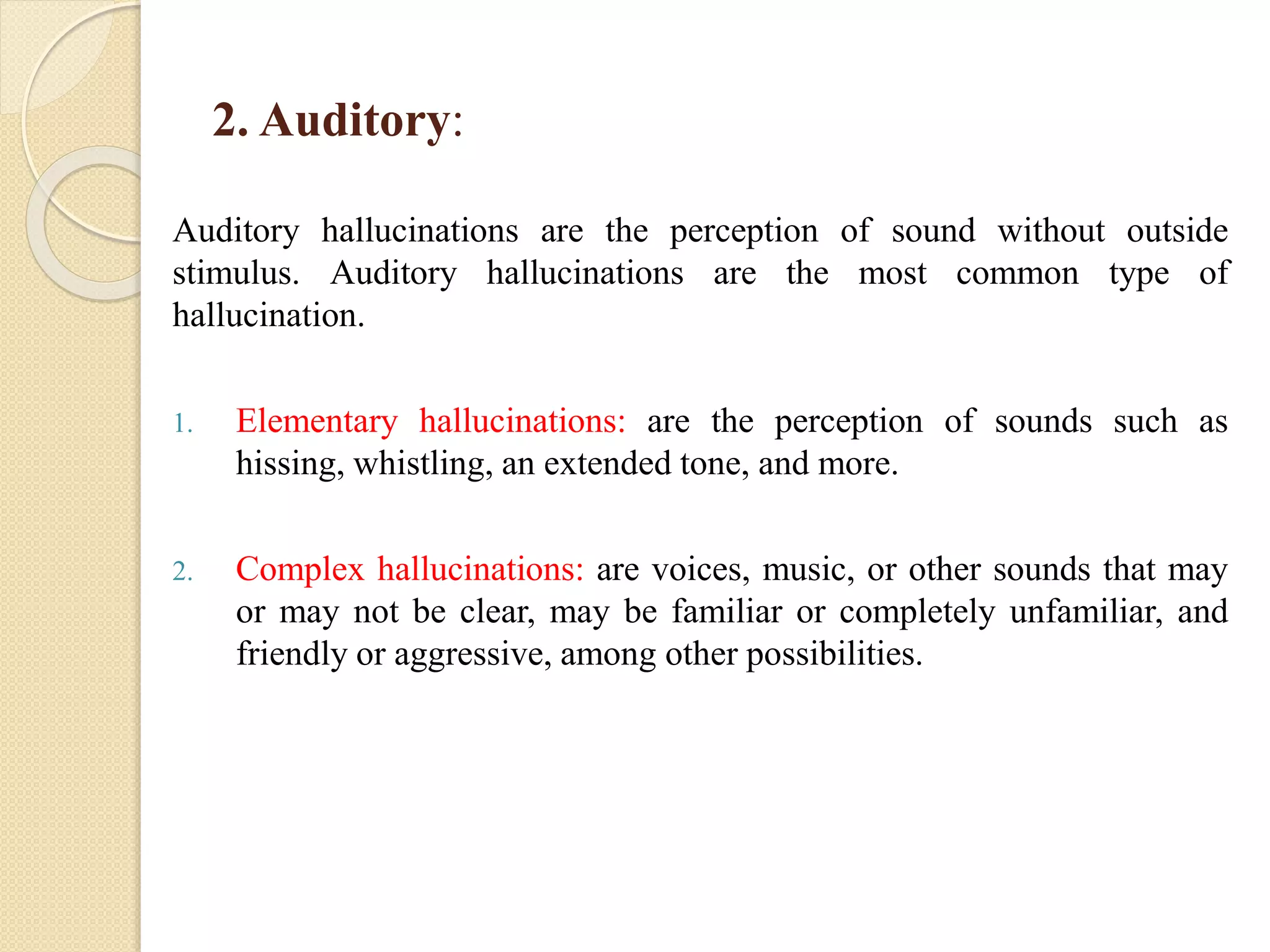 Illusion and hallucination | PPTX