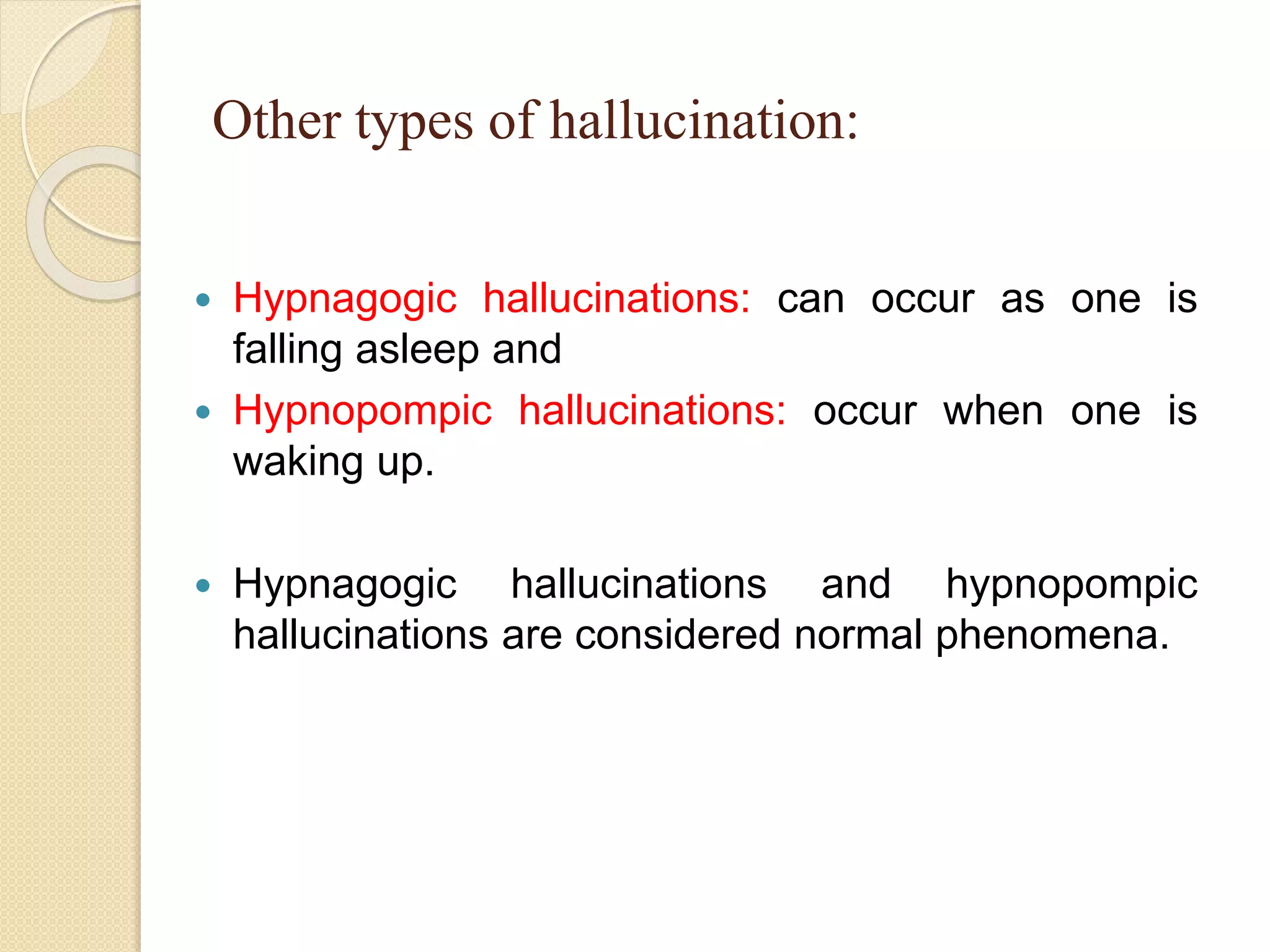 Illusion and hallucination | PPTX