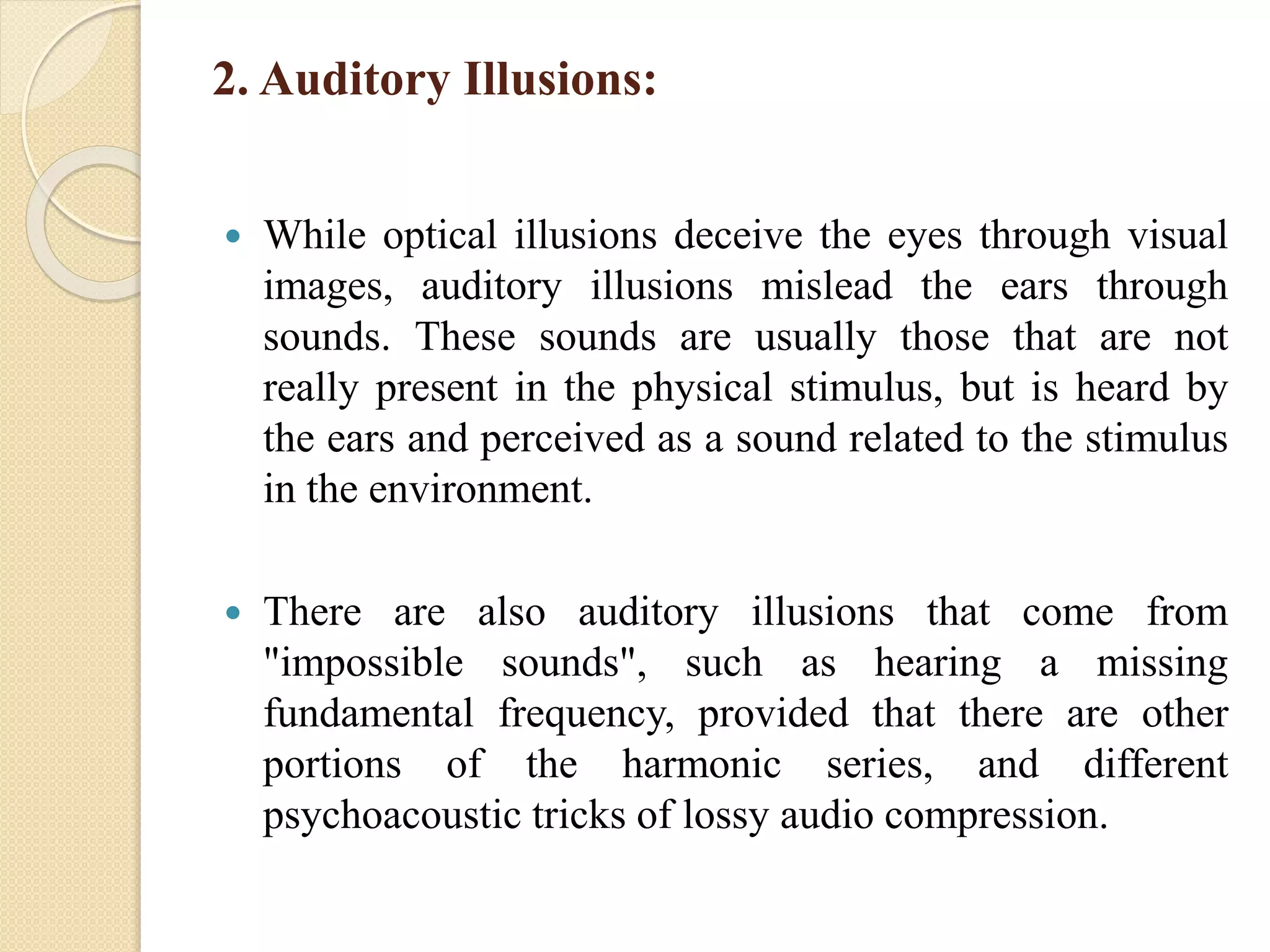 Illusion and hallucination | PPTX