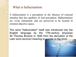 Illusion and hallucination | PPTX